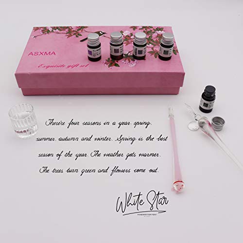 ASXMA New calligraphy glass Pen Set .Writing, Drawing, Calligraphy, Great for Gift Giving.