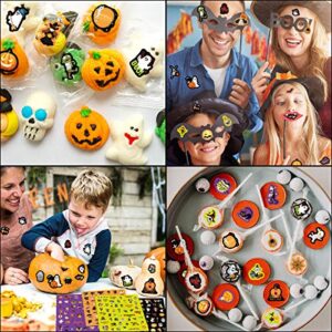 FANCY LAND Halloween Stickers for Kids 400 Assortment Stickers for Party Favors Treats Classroom Crafts 8 Sheets