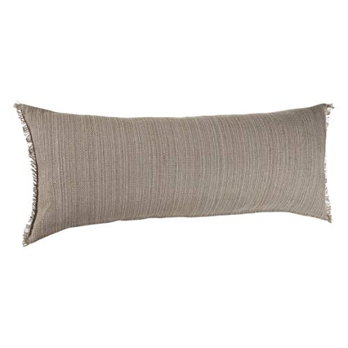 LR Home Polyester Neutral Tan Lumbar Throw Pillow, 1 Count (Pack of 1)