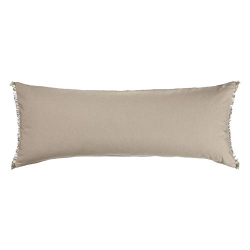 LR Home Polyester Neutral Tan Lumbar Throw Pillow, 1 Count (Pack of 1)