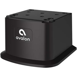 avalon water cooler dispenser base, pedestal height extender for bottom loading and bottleless models, base-blk