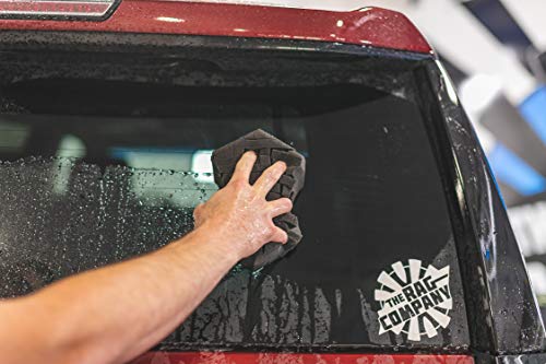 The Rag Company - Ultra Black Foam Sponge - for Detailing and Car Washing, Perfect for Both Rinseless and Soap Washes, Softer Feel, Ergonomic Shape