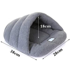 FuTaiKang Pet Bed for Puppy Cat Rabbit Guinea Pig Bed Fleece Snuggle Pouch Cuddle Cup Sack Sleeping Bag