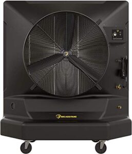 big ass fans cool-space 400 portable evaporative cooler, 36 inch diameter fan, indoor or outdoor use, continuous or fillable (46 gallon capacity), variable speed