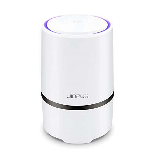 JINPUS Air Purifier Cleaner 2103 with 2pcs Replacement Filters (1 filter inside the air purifier)