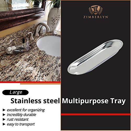 Stainless Steel Multipurpose Tray - Large_Silver