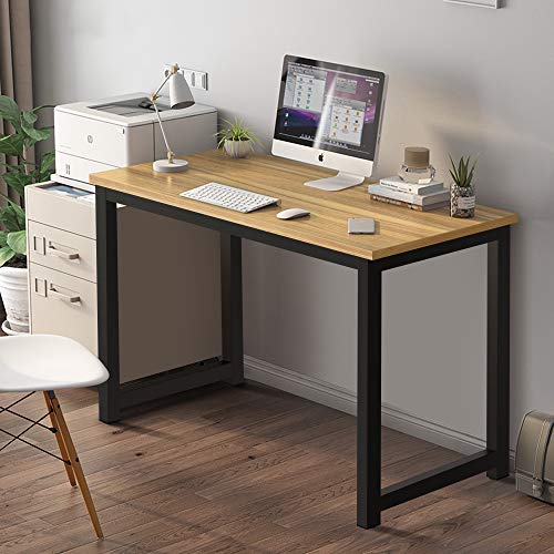 Coral Flower Modern Simple Style Computer Desk, PC Laptop Study Table, Office Desk, Writing Desk, Workstation for Home Office