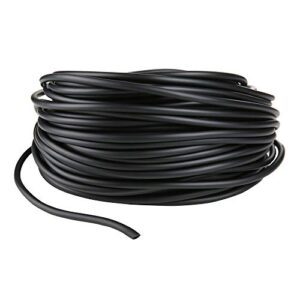 jih aquarium 100 feet black airline tubing standard 3/16" for fish tank, terrariums, and hydroponics