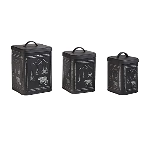 Park Designs Black Bear Canisters Set