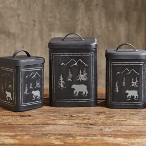 Park Designs Black Bear Canisters Set