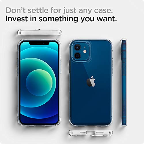 Spigen Ultra Hybrid Designed for Apple iPhone 12 Mini Case (2020). - Crystal Clear