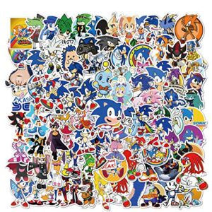 soni_c stickers 100pcs cartoon stickers vinyl waterproof stickers for kids boys girls teens adults water bottles laptop computer skateboard guitar decor