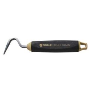 noble outfitters bud's hoof pick, one size, black and tan