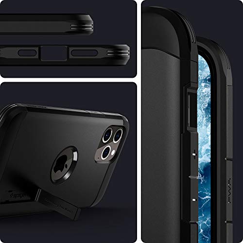 Spigen Tough Armor [Extreme Protection Tech] Designed for iPhone 12 Pro Max Case (2020) - Black