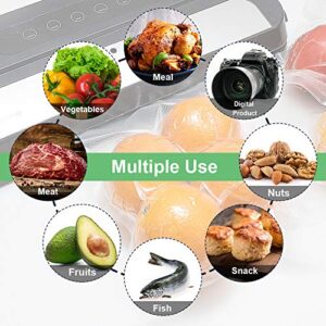 ATSAMFR 8x50 Rolls 2 Pack Vacuum Sealer Food Bags Rolls with BPA Free,Heavy Duty,Great for Vac Storage or Sous Vide Cooking