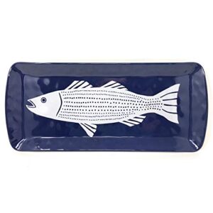 merritt striper by kate nelligan melamine loaf tray