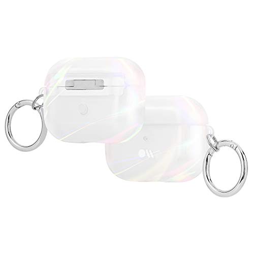 Case-Mate - AirPods Pro Case with Antimicrobial Protection - SOAP BUBBLE - Iridescent w/ Micropel, One Size