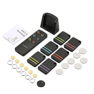 Key Finder, Vodeson Wireless RF Locator Item Anti-Lost Tag Alarm Reminder Key Phone Pets Keychain Wallet Tracker Remote Beeper Finder, 6 Receivers, No APP Required (6 Receivers)