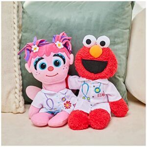 GUND Sesame Street Official Doctor Elmo Muppet Plush, Premium Plush Toy for Ages 1 & Up, Red/White, 13”