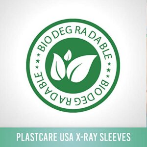 Biodegradable Disposable Plastic Digital X-Ray Sensor Cover Barrier Sleeves (Box of 500) (8" x 1 3/8")