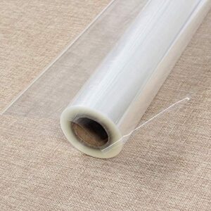 ilovepaper clear cellophane wrap roll 33''x115ft, 3 mil thick clear cellophane wrapping paper|christmas wrap roll|cellophane roll | cellophane wrap for christmas halloween gifts, baskets, flowers