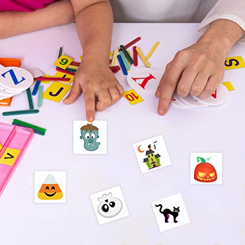 ADXCO 288 Pieces Halloween Temporary Tattoos Halloween Themed Tattoos Stickers for Halloween Party Favors, Assorted 24 Designs