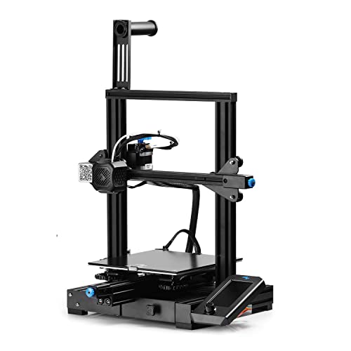 Official Creality Ender 3 V2 3D Printer, Upgraded Ender 3 3D Printer with Carborundum Glass Bed, Silent Motherboard and MeanWell Power Supply, Build Volume 220 x 220 x 250 mm