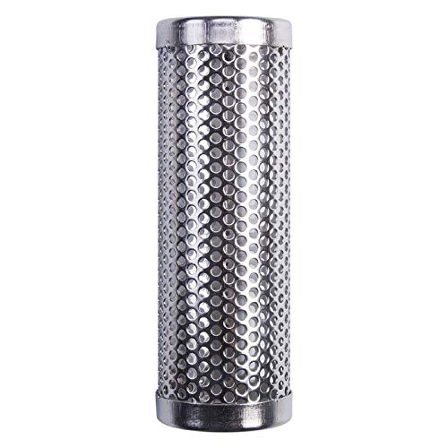 Pellet Smoker Tube Pipe Stainless Steel Smoking Tube for Cold/Hot Smoking Portable Smoke Generator for Outdoor Cooking BBQ (6“, Round)