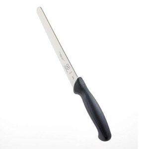 Mercer Culinary M23208 Millennia Black Handle, 8-Inch Wavy Edge Wide, Bread Knife