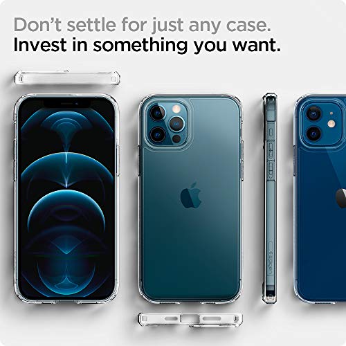 Spigen for iPhone 12 Pro Case, Ultra Hybrid Case for iPhone 12 & 12 Pro. - Crystal Clear