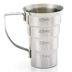 Barfly M37108 Drink Jigger, 2 oz, Stainless w/Handle