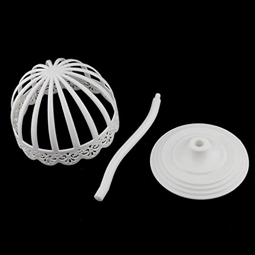 Bonarty 4 Lot Dome Shape Child Fedoras Hat Cap Wigs Display Holder Rack Stand White