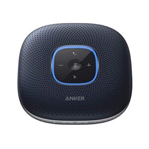 anker powerconf bluetooth speakerphone, 6 mics, enhanced voice pickup, 24h call time, bluetooth 5, usb c, zoom certified bluetooth conference speaker, compatible with leading platforms for home office