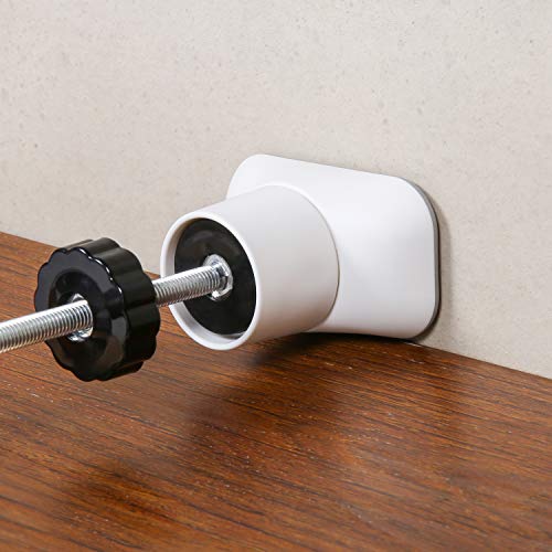 Baby Gate Extender Wall Protector - Pressure Mounted Gates Extension Kit Extends 1.1-3.5 inches Child Safety Gates and Protect Walls & Doorways from Pet & Dog Gates - Work on Stairs (White)