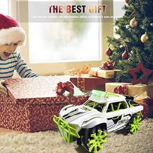 VillaCool 4WD Remote Control Car High Speed Drift Stunt RC Vehicle with Speed Dual Mode Switch & Fast Movement Left and Right & All Terrains Off Road, Best Gift for Boys