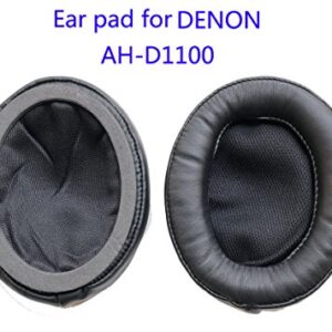 V-MOTA Earpads Repair Parts Compatible with DENON AH-D1100 AH-A100 AH-NC800 Music Headset (Ear Pads 1 Pair)