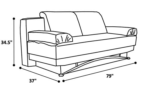 Istikbal Multifunctional Furniture Living Room Sofa Bed Fantasy Collection (Valencia Grey)