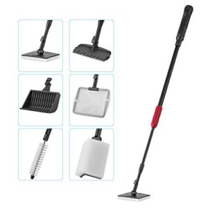 vivosun 6-in-1 aquarium cleaning tools, adjustable fish tank clean kit with long telescopic handle