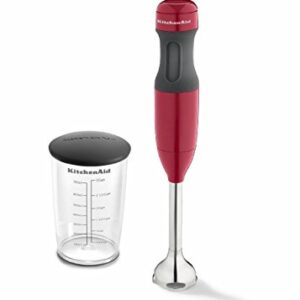 KitchenAid KHB1231 2-Speed Hand Blender, Empire Red - KHB1231ER (Renewed)