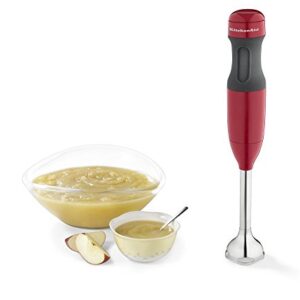 KitchenAid KHB1231 2-Speed Hand Blender, Empire Red - KHB1231ER (Renewed)