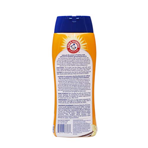 Arm & Hammer Tearless Kitten Shampoo for CatsNatural Cat Shampoo for Odor Control with Baking Soda, 20 Fl Oz Gentle Cleansing Kitten Shampoo in Sweet Almond Scent