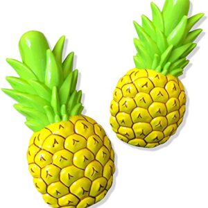 C&H Solutions Pineapple Clip, 1-Pack, 2 Count Beach Towel Clips Jumbo Size for Beach Chair, Cruise Beach Patio, Pool Accessories, Household Close Snacks Clip, Baby Stroller