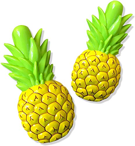 C&H Solutions Pineapple Clip, 1-Pack, 2 Count Beach Towel Clips Jumbo Size for Beach Chair, Cruise Beach Patio, Pool Accessories, Household Close Snacks Clip, Baby Stroller