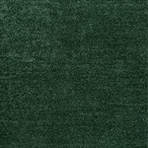 JONATHAN Y SEU100L-8 Haze Solid Low-Pile Indoor Area-Rug Casual Contemporary Solid Traditional Easy-Cleaning Bedroom Kitchen Living Room Non Shedding, 8 ft x 10 ft, Emerald