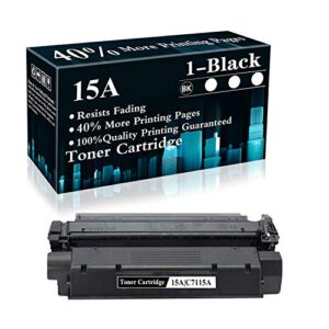 1 pack 15a | c7115a black compatible toner cartridge replacement for hp laserjet 1000 1150 1005w 1200 1200n 1200se 1220 1220se 3300 mfp 3310 mfp 3320n mfp 3330 mfp 3380 mfp printer,sold by topink