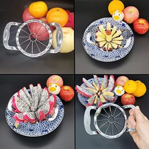 DflowerK Apple Slicer Corer Cutter Large Ultra Sharp 12 Blade Stainless Steel Upgraded Apple Divider