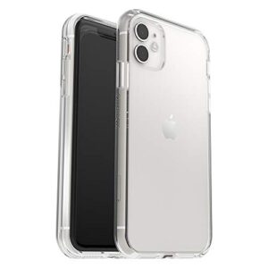 otterbox iphone 11 prefix series case - clear, ultra-thin, pocket-friendly, raised edges protect camera & screen, wireless charging compatible