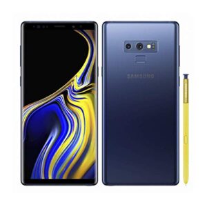 samsung galaxy note 9, 128gb, ocean blue - unlocked (renewed)