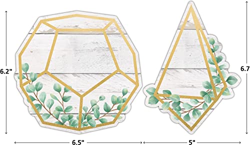 Teacher Created Resources Eucalyptus Geometric Terrariums Accents (TCR8475)