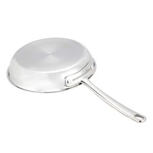 AmazonCommercial Tri-Ply Stainless Steel Fry Pan, 8 Inch